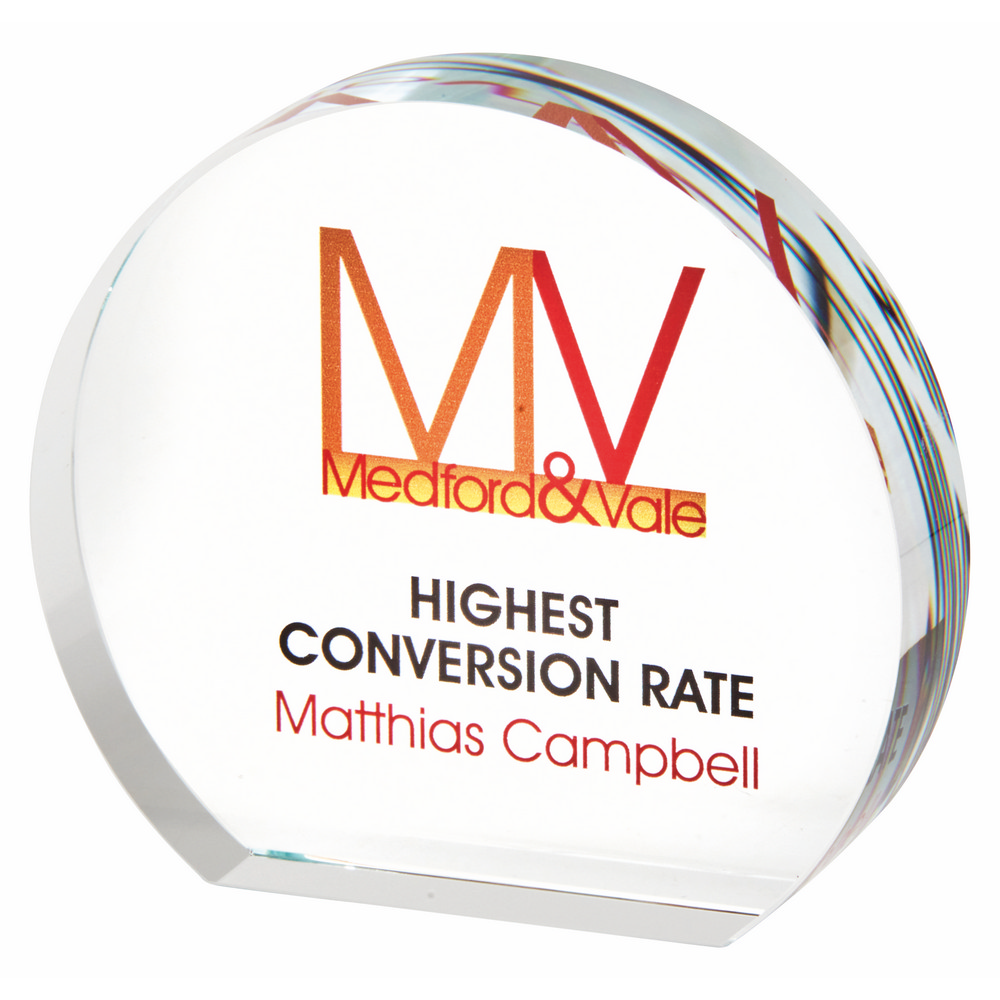 Circular Mini Colour Printed Awards - Kent awards - trophies and engravings